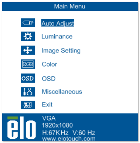 How can I fix an off center image on my Elo display? – Elo - Technical ...