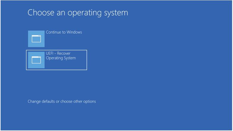 How do I recover the Operating System on the Elo Backpack® with Intel ...