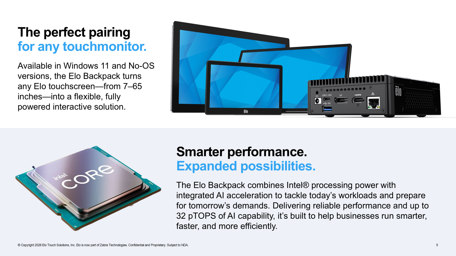Elo Backpack with Intel Product Presentation – Elo - Technical Support